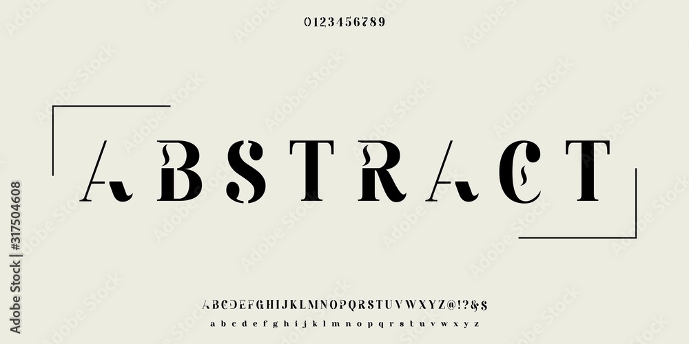 Typography Fonts Abc
