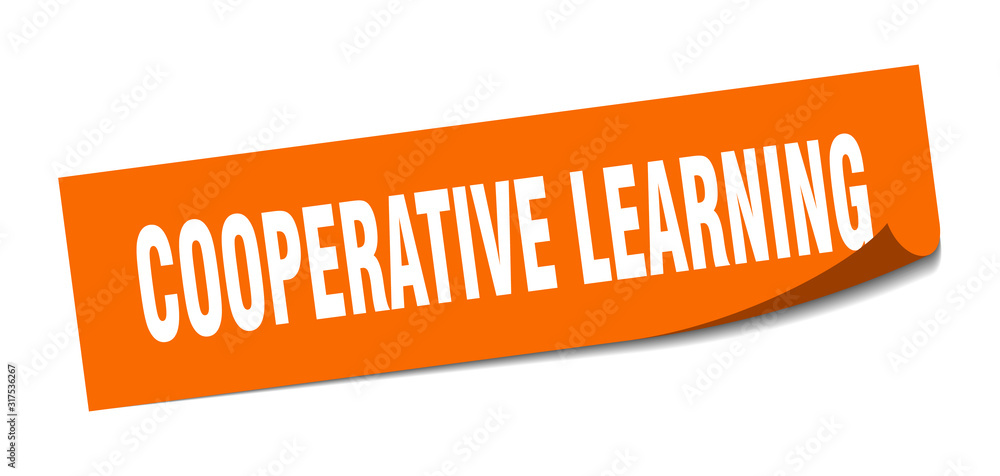 cooperative learning sticker. cooperative learning square sign ...