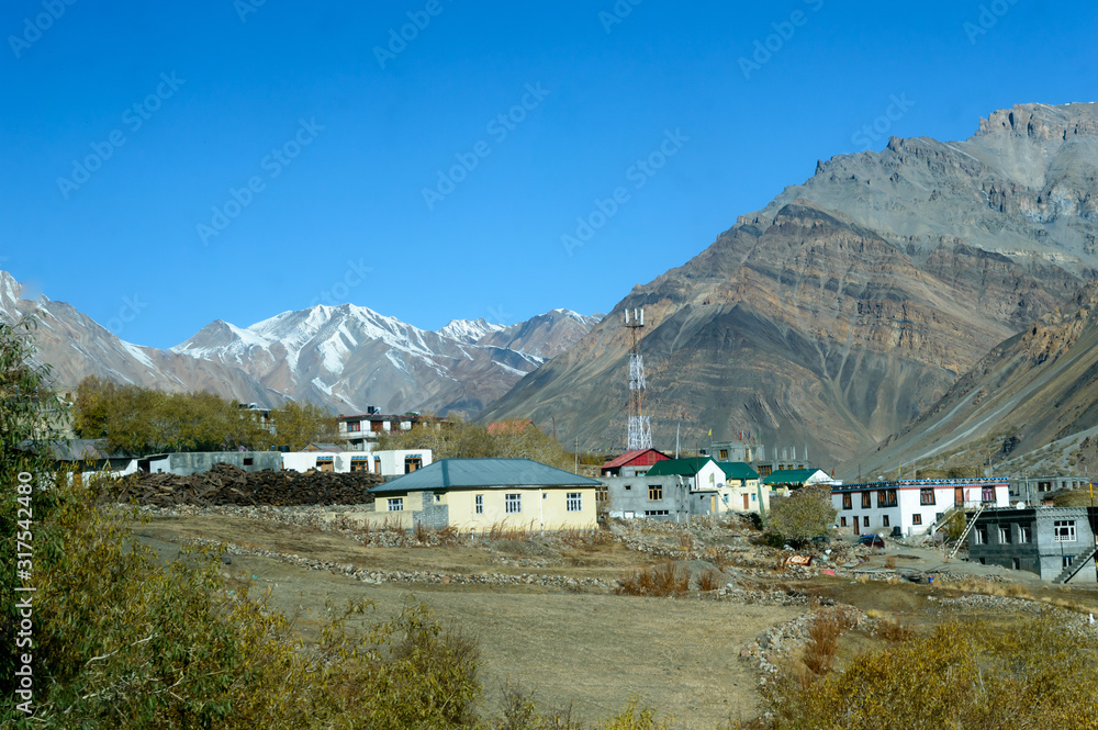 Village at Foothill of Himalayas. Small Villages In The Foothills Of ...