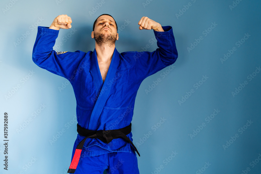 Brazilian jiu jitsu bjj caucasian athlete instructor professor or ...