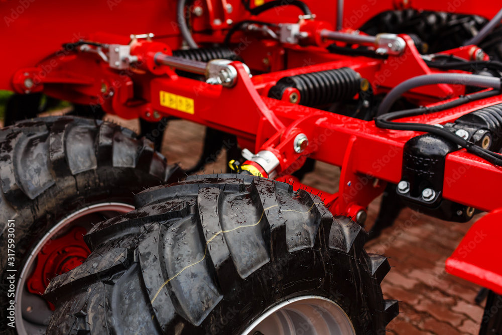 Agricultural machinery. The elements and components of agricultural ...