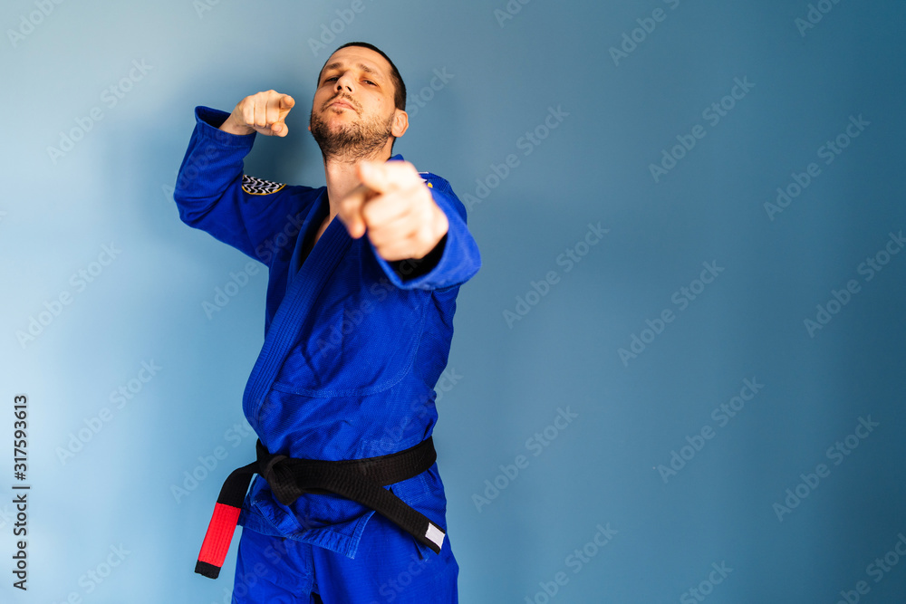Brazilian jiu jitsu bjj caucasian athlete instructor professor or ...