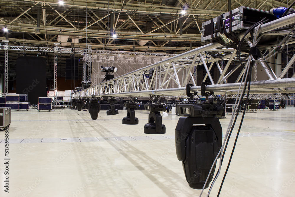 Installation of professional sound, light, video and stage equipment ...