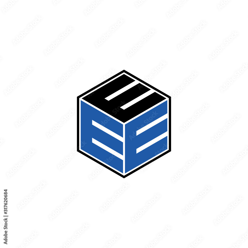 Letter EEE simple logo icon design vector Stock Vector | Adobe Stock