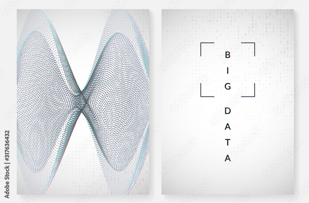 Big data background. Digital technology abstract concept. Artificial ...