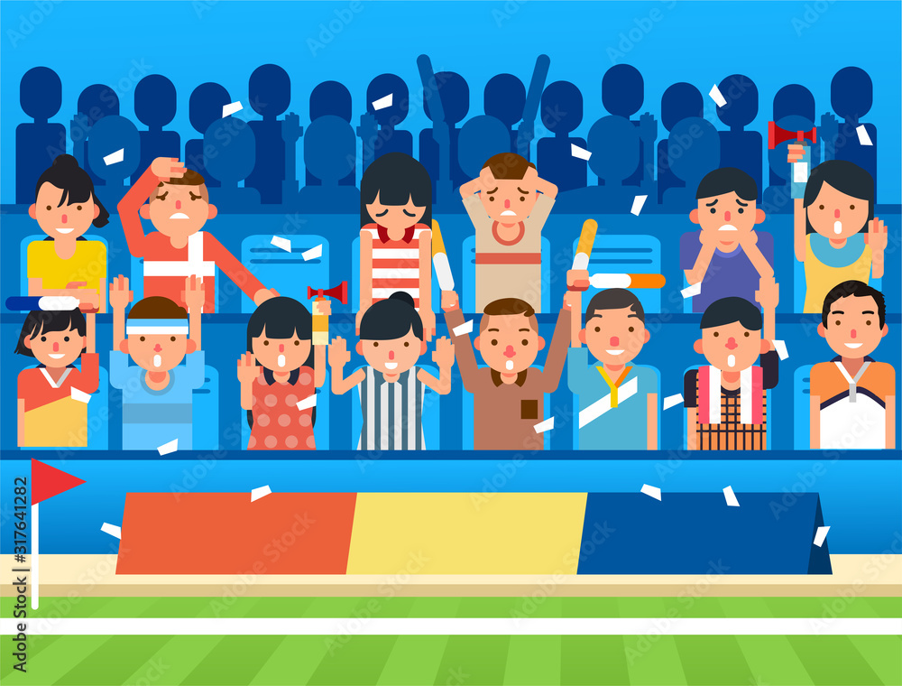 Football Stadium Fans Clipart