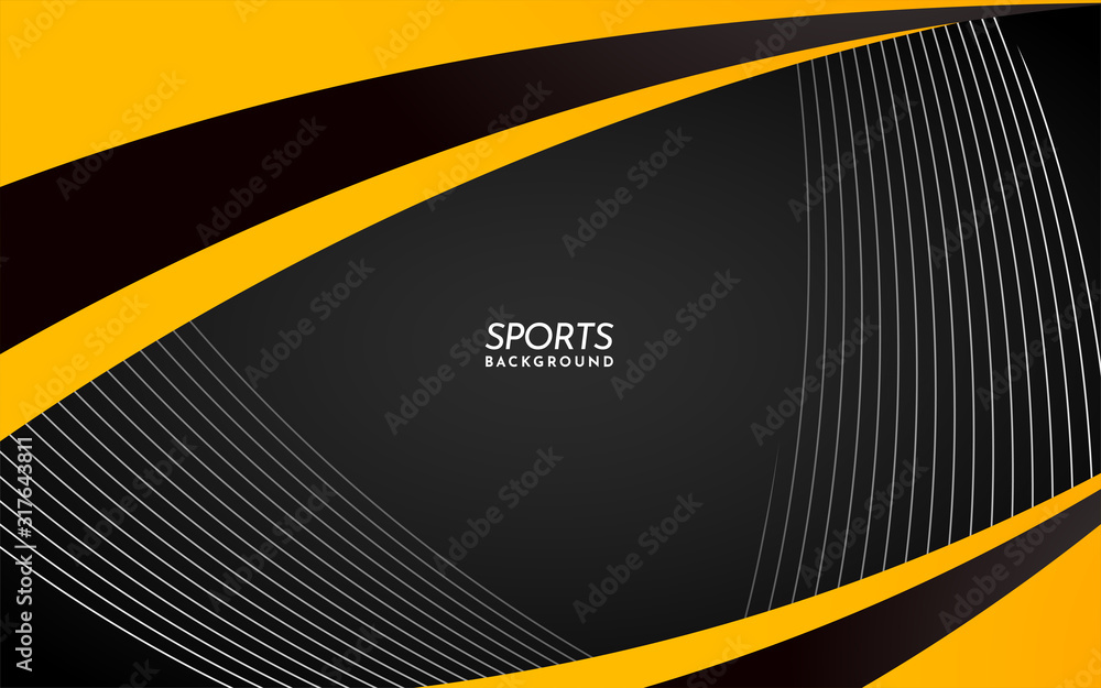 Modern Sports Background with Lines and Shape. Abstract Background ...