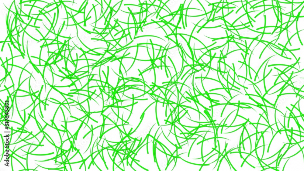 Green curved lines beautiful illustration Stock Photo | Adobe Stock