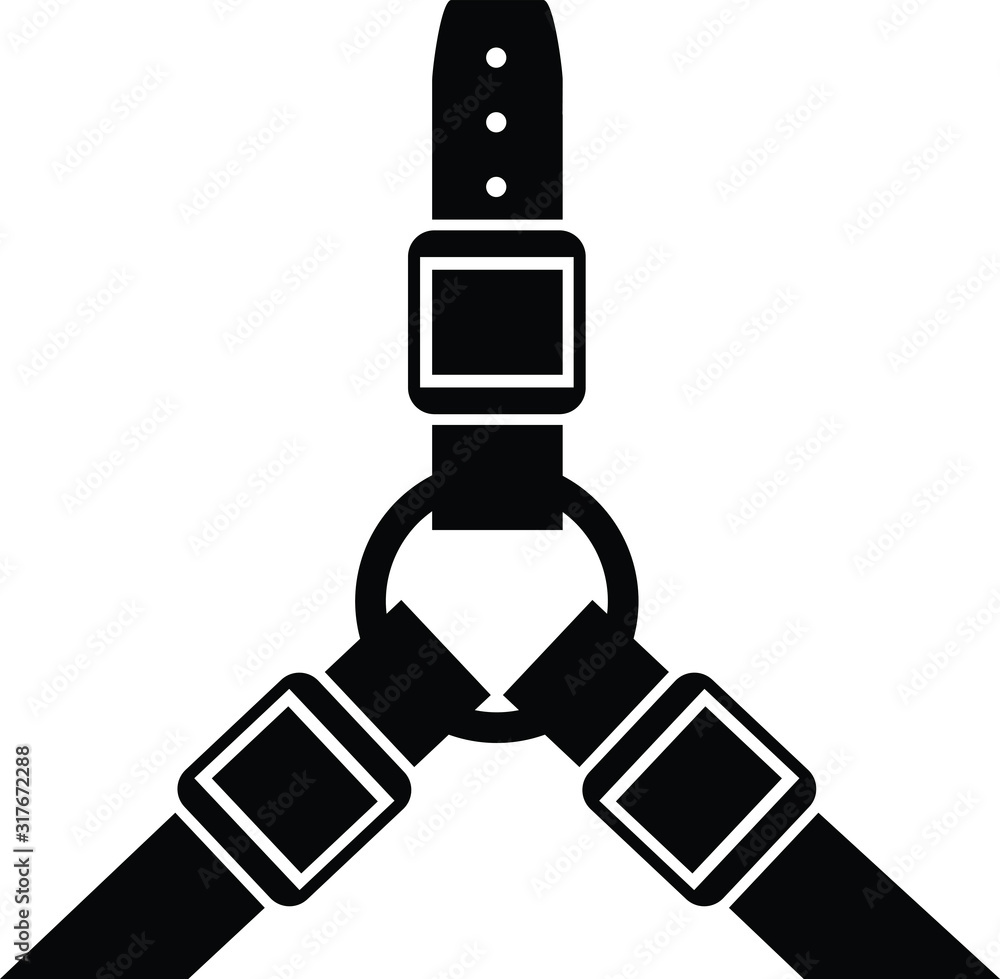 harness collar icon, Vector illustration Stock Vector | Adobe Stock