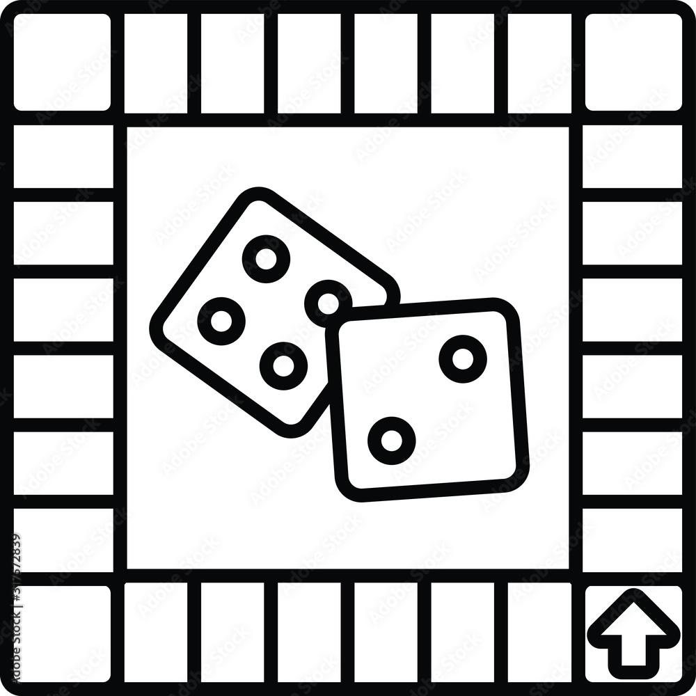 Board Games Clipart Black And White