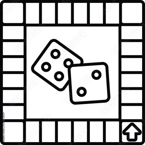 Board Game Clipart Black And White