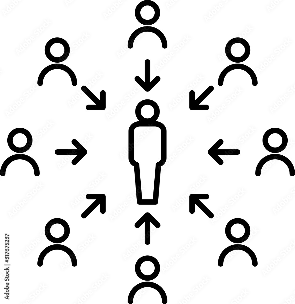 Customer centricity icon Stock Vector | Adobe Stock