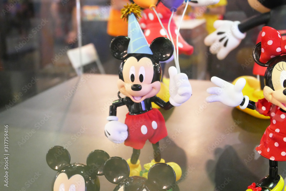 KUALA LUMPUR, MALAYSIA -JUNE 7, 2018: Fictional cartoon characters from ...