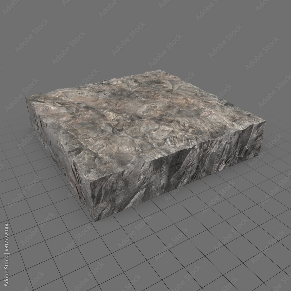 Rock cross section 2 Stock 3D asset | Adobe Stock