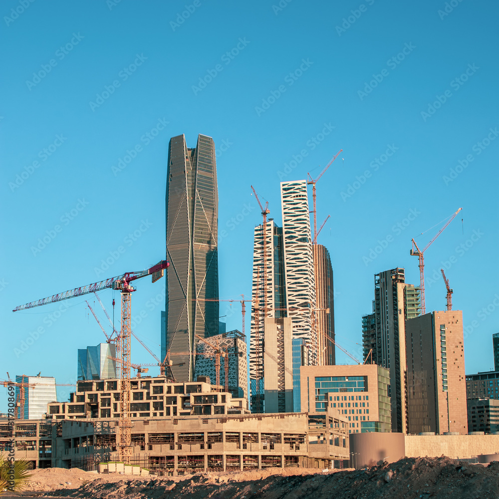 Large buildings equipped with the latest technology, King Abdullah ...