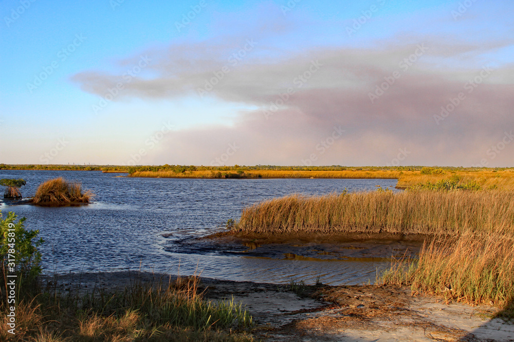 Crystal River, Florida, marsh inlet from Gulf of Mexico Stock Photo ...