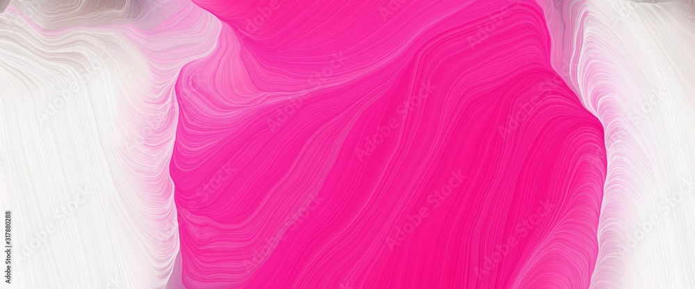 surreal designed horizontal header with deep pink, misty rose and hot ...