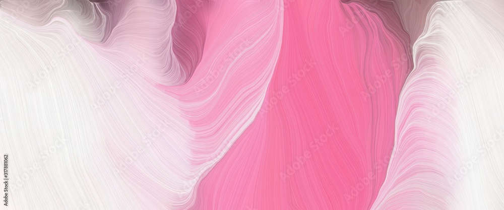 moving designed horizontal header with pastel pink, pale violet red and ...