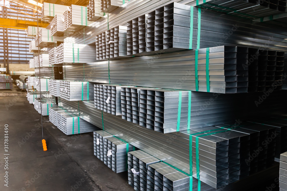 high quality Galvanized Square pipe or Aluminum and chrome stainless ...