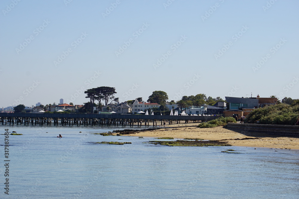 Point Ormond, Elwood foreshore, City of port Phillip, Melbourne Stock ...