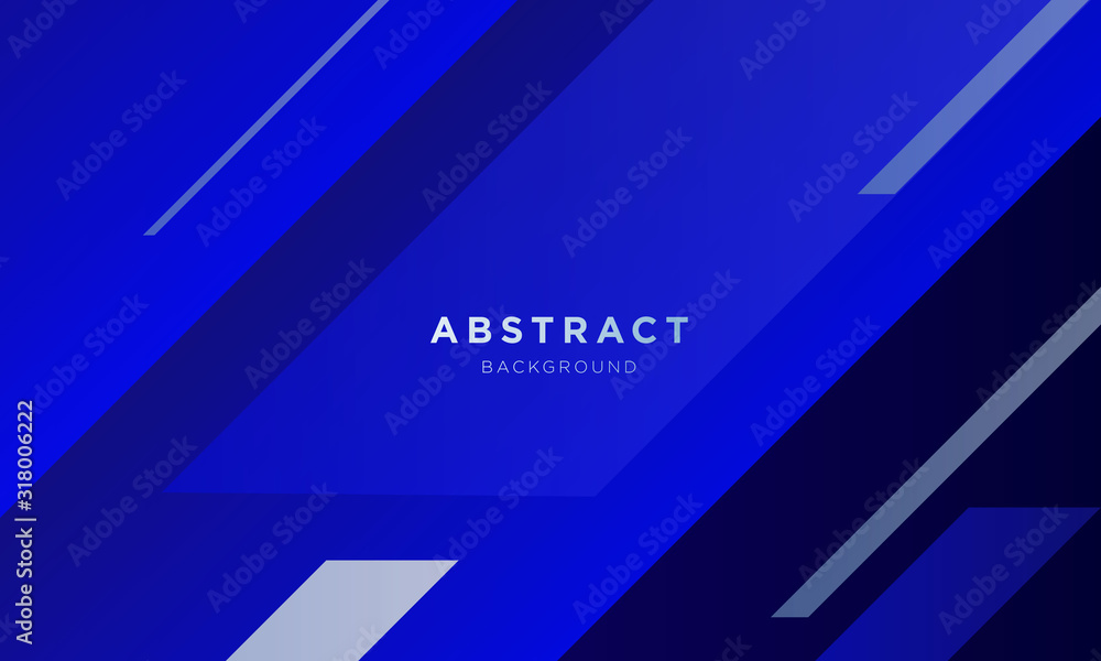 abstract blue sport background with arrow shape and speed effect Stock ...
