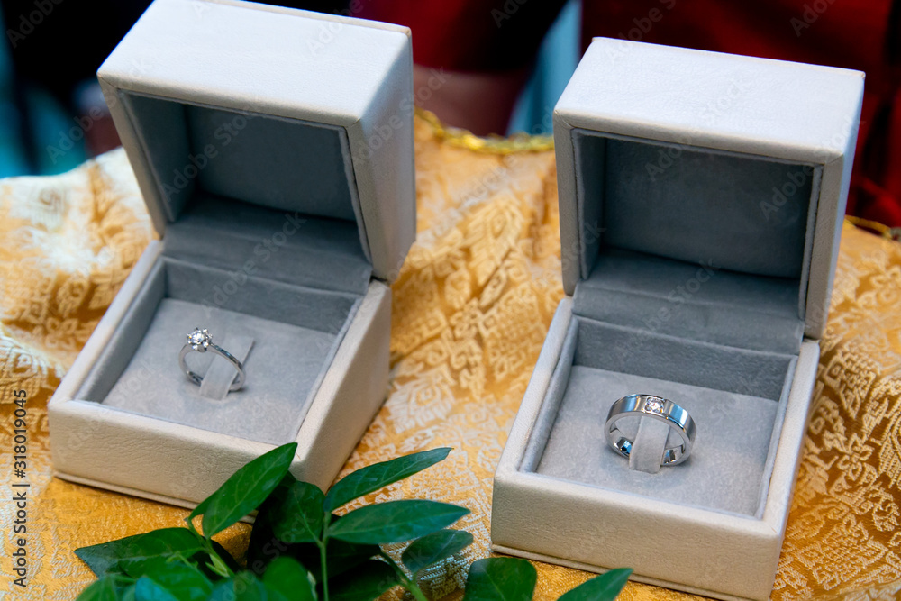 Diamond Engagement Rings with European Design in cushion boxes used in ...