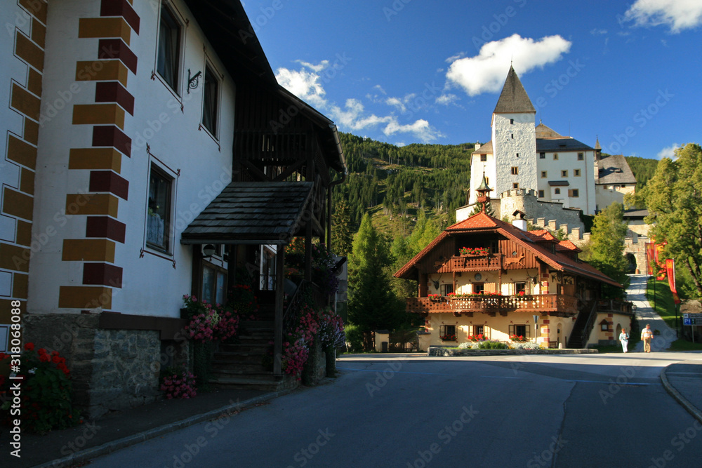 Mauterndorf Castle, medieval hill castle in Mauterndorf, Built by ...