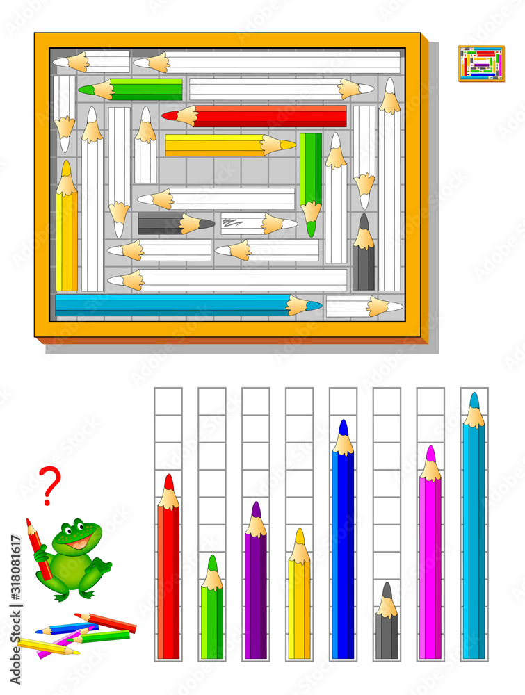 Math education for kids. Logic puzzle game. Coloring book. Count ...