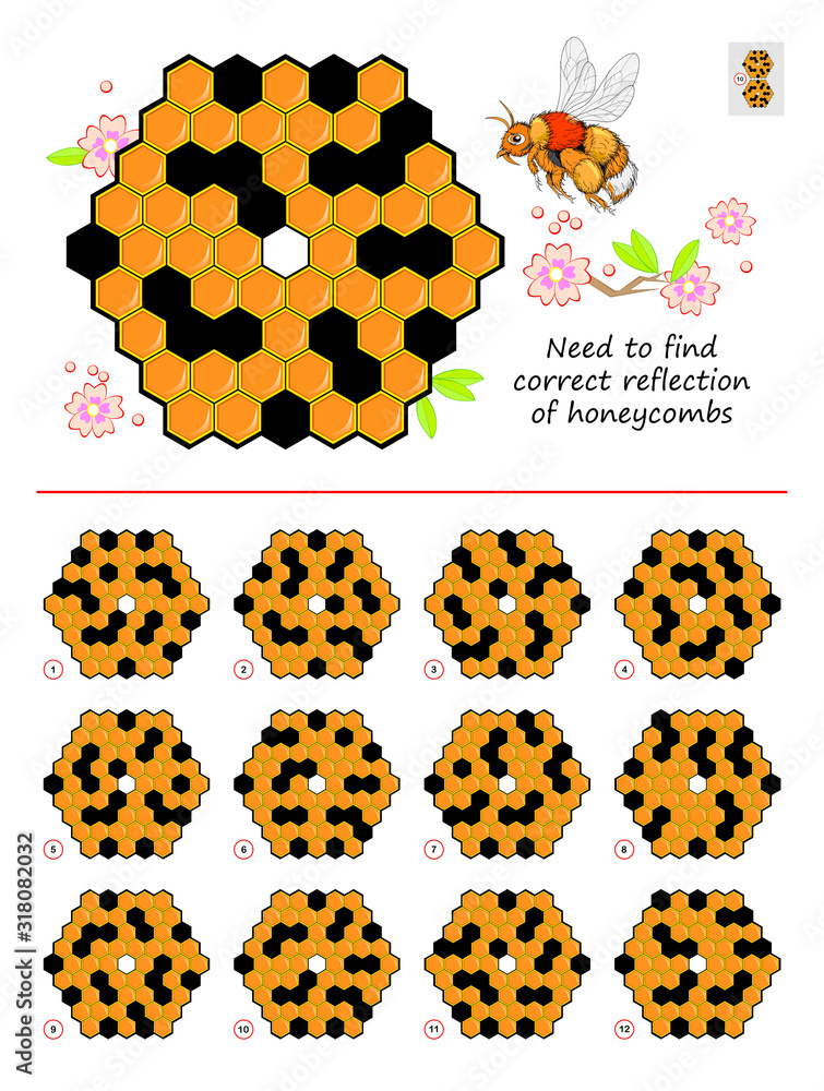 Logic puzzle game for children and adults. Need to find correct ...