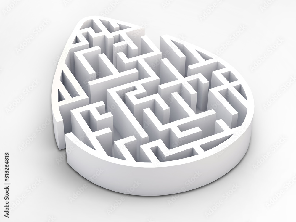 3d water drop maze, 3d maze, water drop 3d water drop 3d Stock Illustration | Adobe Stock