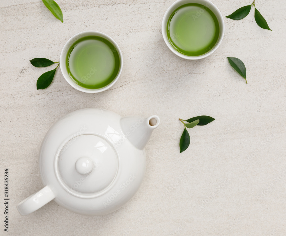 Cup Of Hot Green Tea