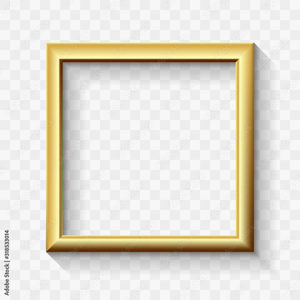 Golden Modern Wide Frame Border Design for Advertisement Banner Stock ...