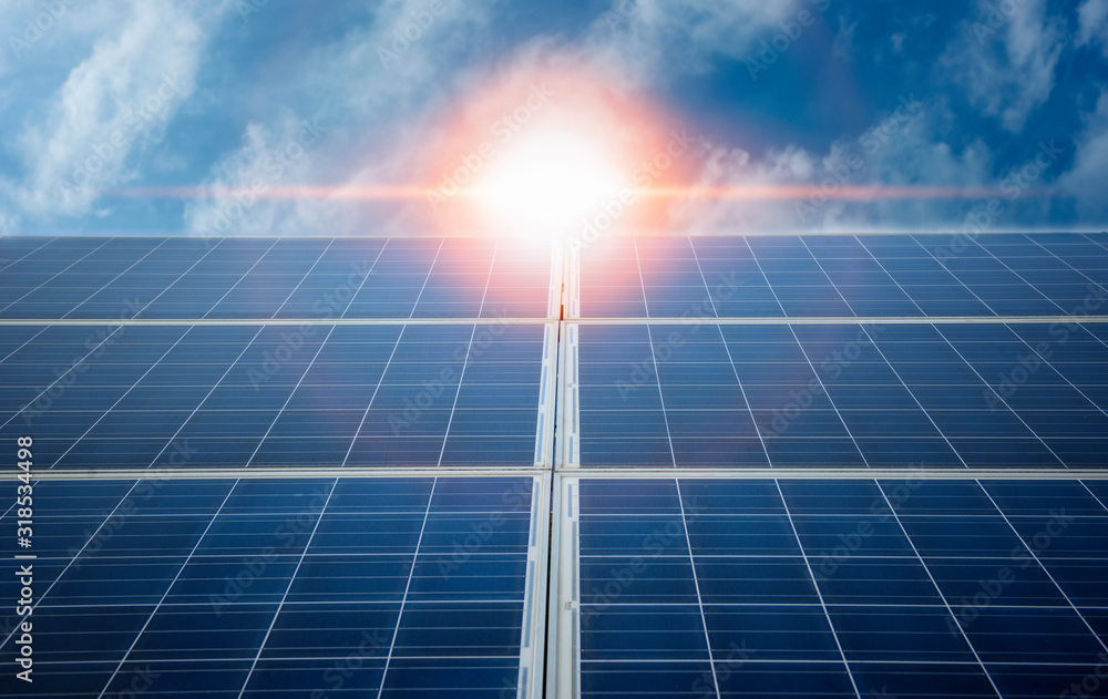 Photovoltaic power supply systems. Solar Energy Panels. Solar power ...