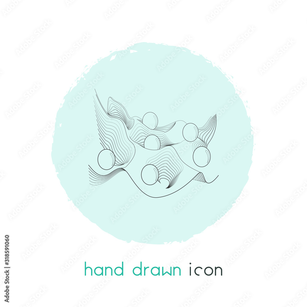 Condensed matter physics icon line element. Vector illustration of ...