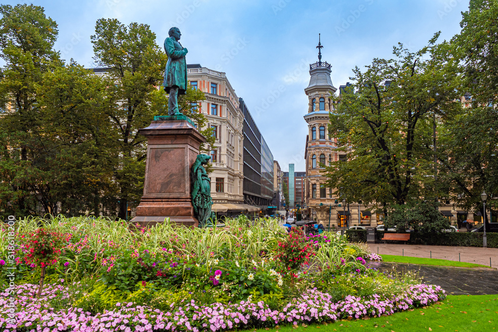 Helsinki. Finland. Streets Of Helsinki. Monuments Of Helsinki. The ...