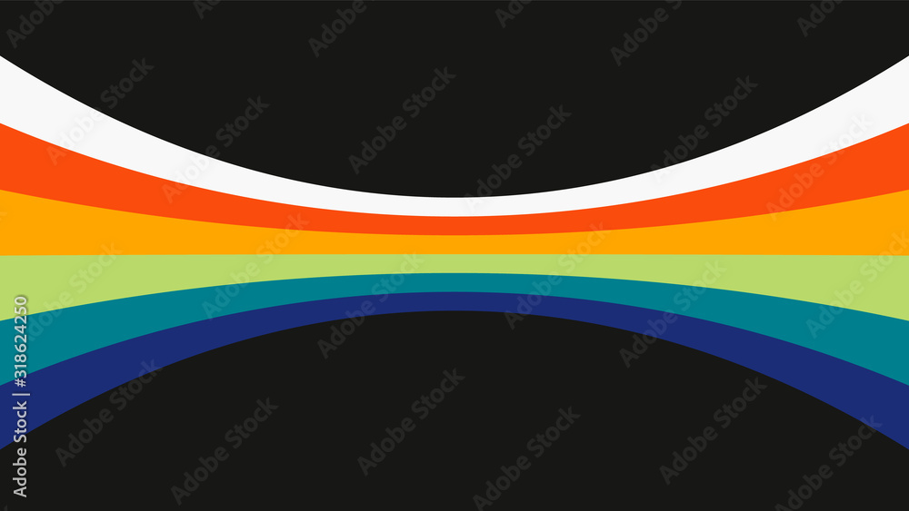 Vector retro background template with place for your text. Simple retro ...