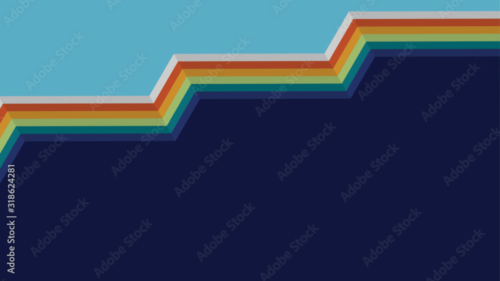 Vector retro background template with place for your text. Simple retro ...