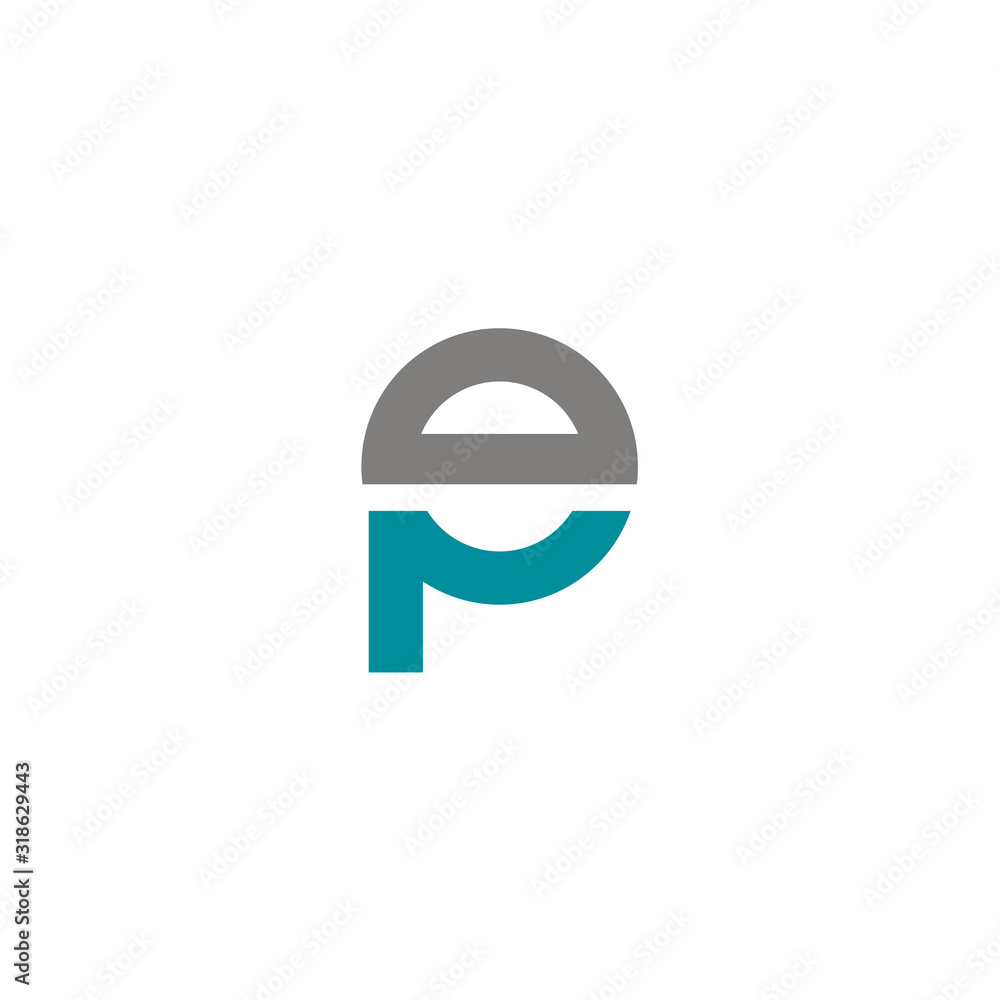 EP E P Letter Logo Design Template Stock Vector | Adobe Stock EP E P Letter Logo Design Template Stock Vector | Adobe Stock