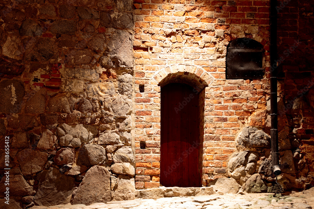 Night Castle Courtyard