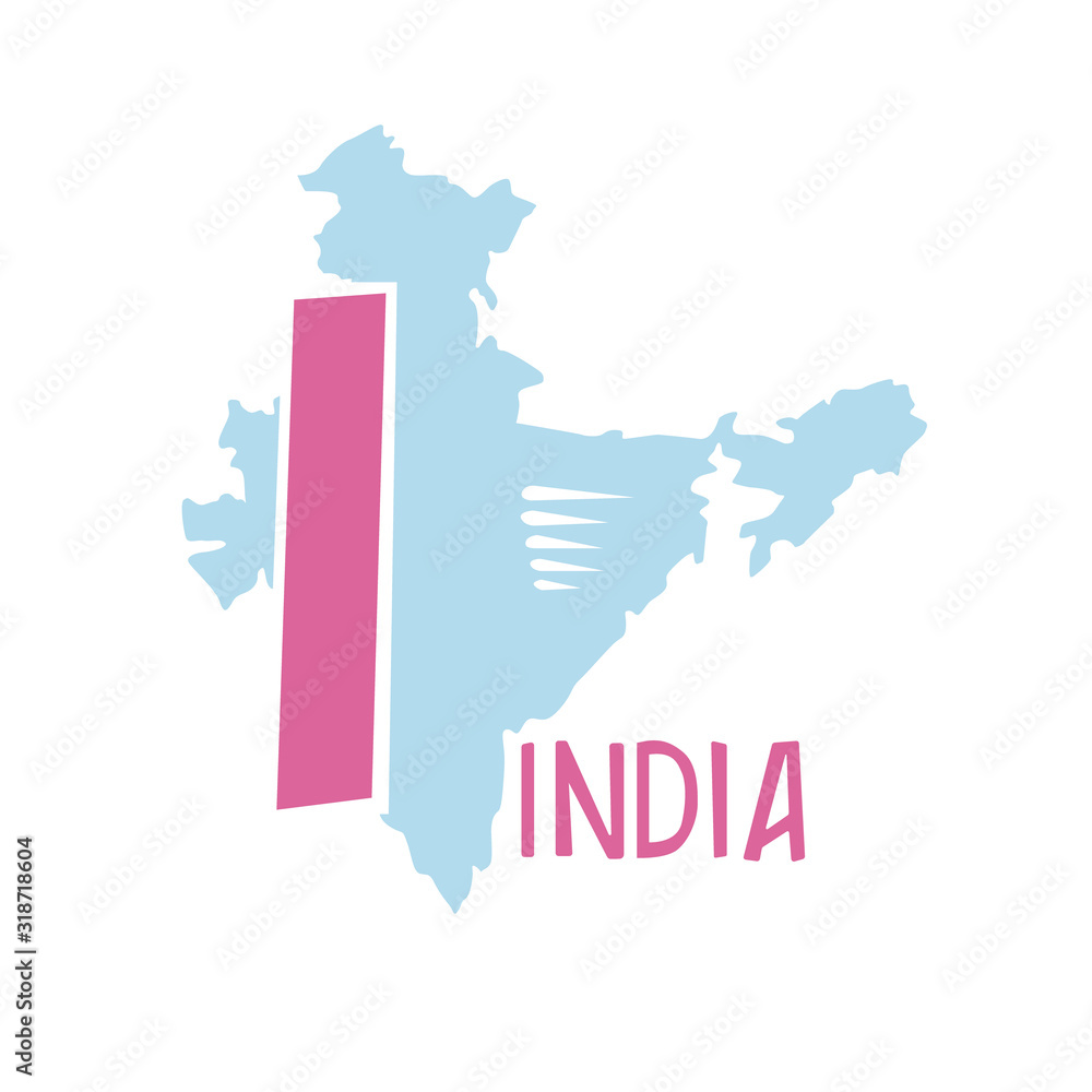 ABC India Vector. The letter I and the country of India. Idea for ...