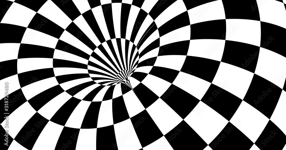 Vector optical illusion stripped spiral background. Stock Vector ...