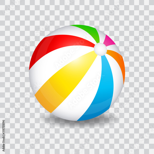 Beach Ball Vector Png