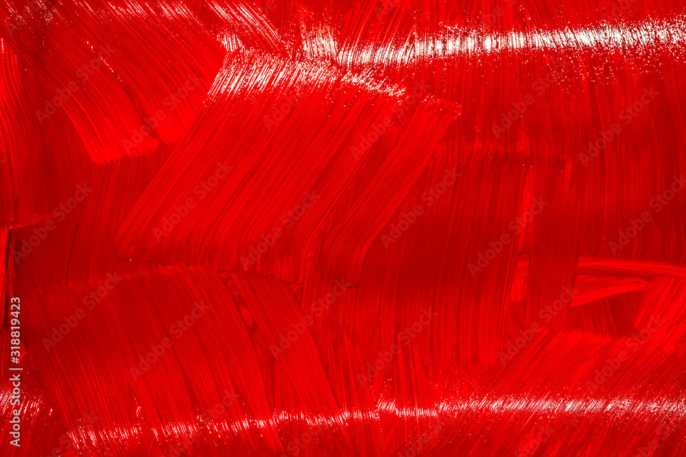 Red paint brush strokes. Texture background Stock Photo | Adobe Stock