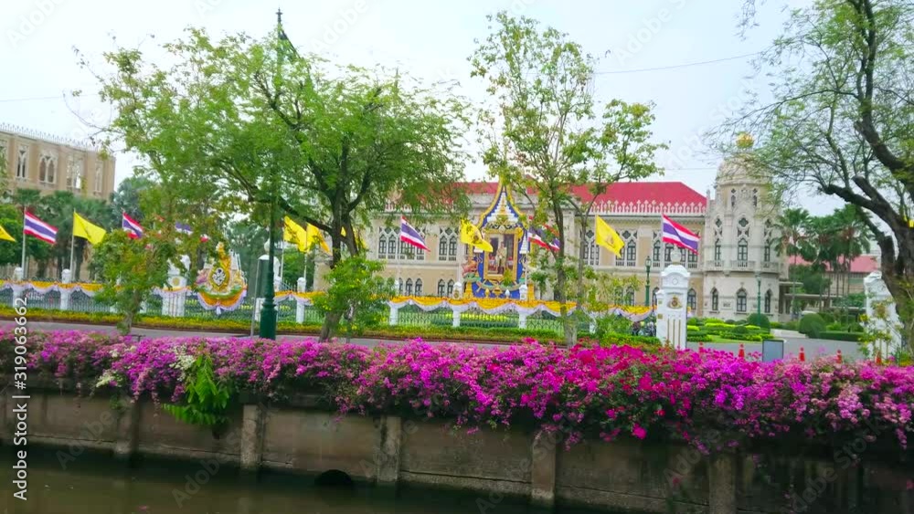 BANGKOK, THAILAND - MAY 13, 2019: The view on Thai-Khu-Fah palace of ...