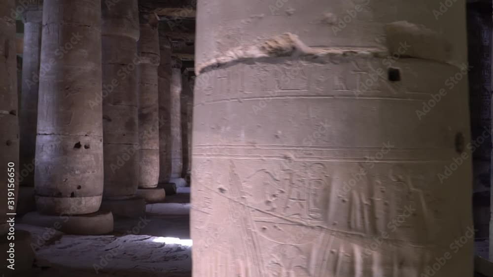 Temple of Seti I in Abydos. Abydos is notable for the memorial temple ...