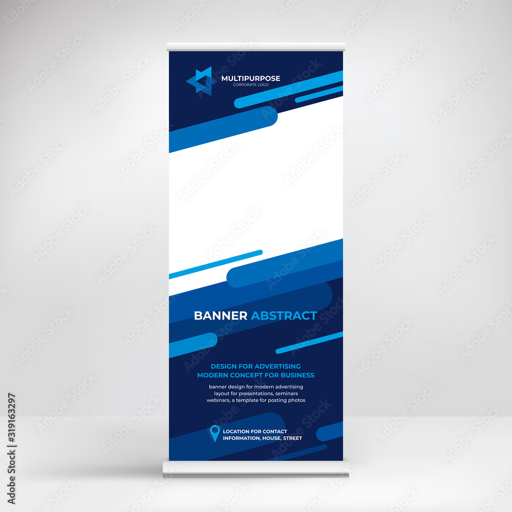Banner design, roll-up stand for advertising, conferences, seminars ...