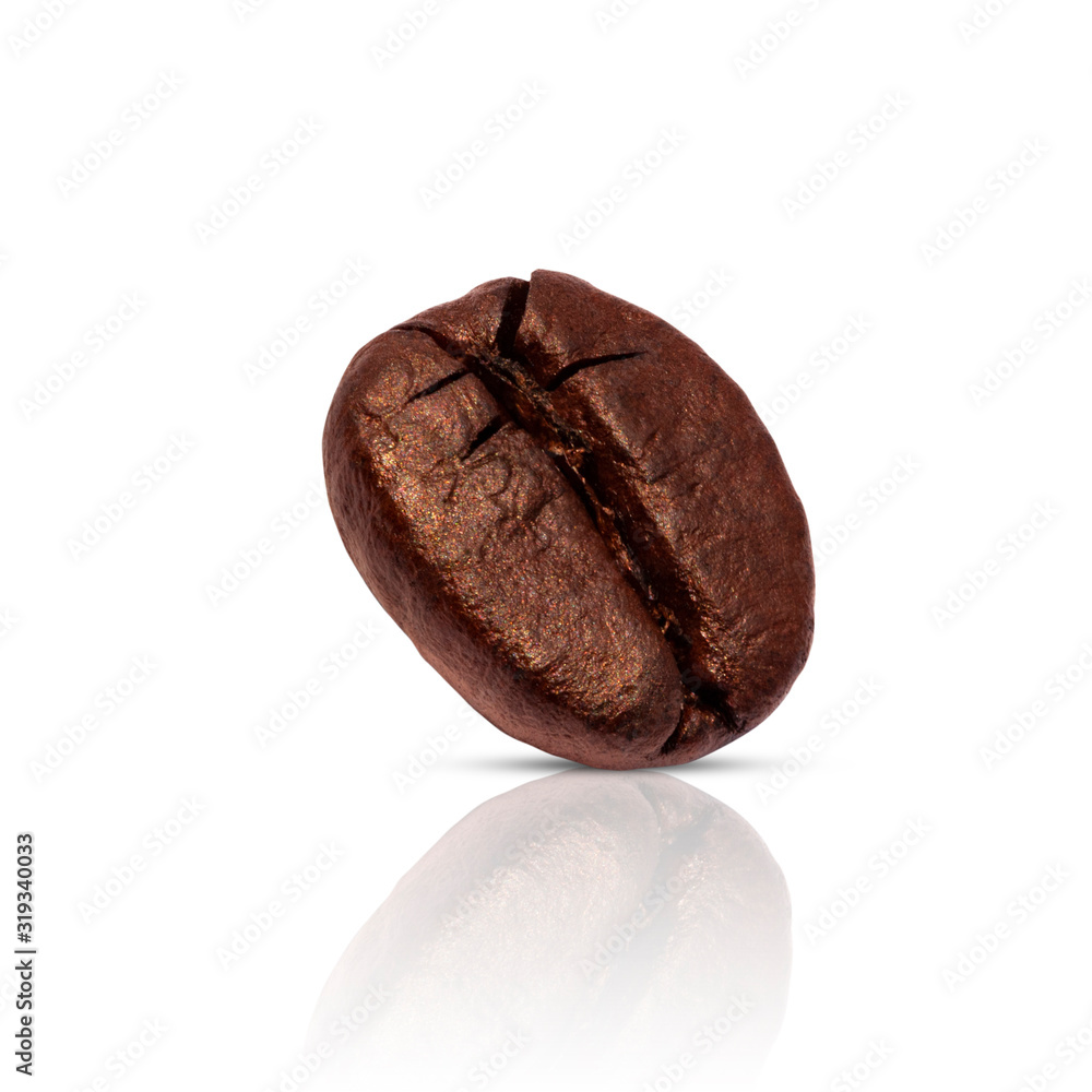 Coffee Beans Species Of Arabica,Robusta,Excelsa,Liberica, isolated on ...