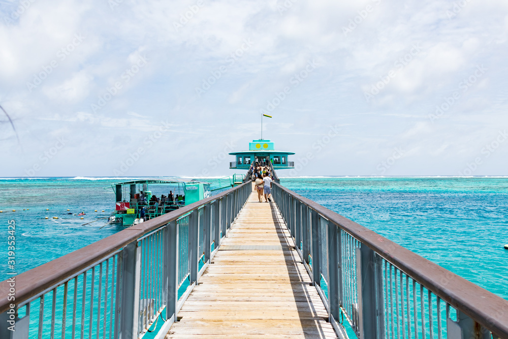 Foto de Fish eye marine park, a famous snorkelling and diving spot in ...