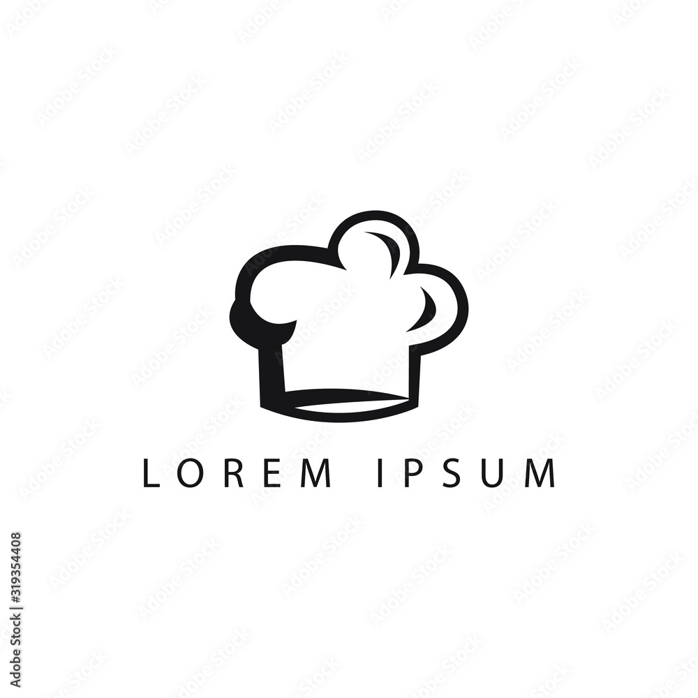 chef hat vector logo. chef hat logo vector illustration. restaurant ...