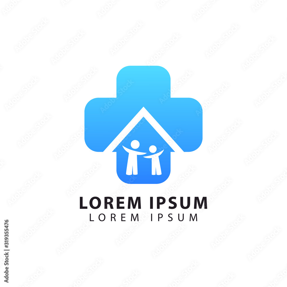 pediatric clinic logo vector illustration. pediatric symbol icon Stock ...